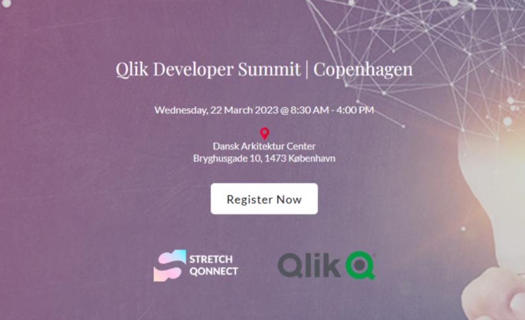 Sign up for Qlik Developer Summit - Stretch Qonnect and Qlik together ...