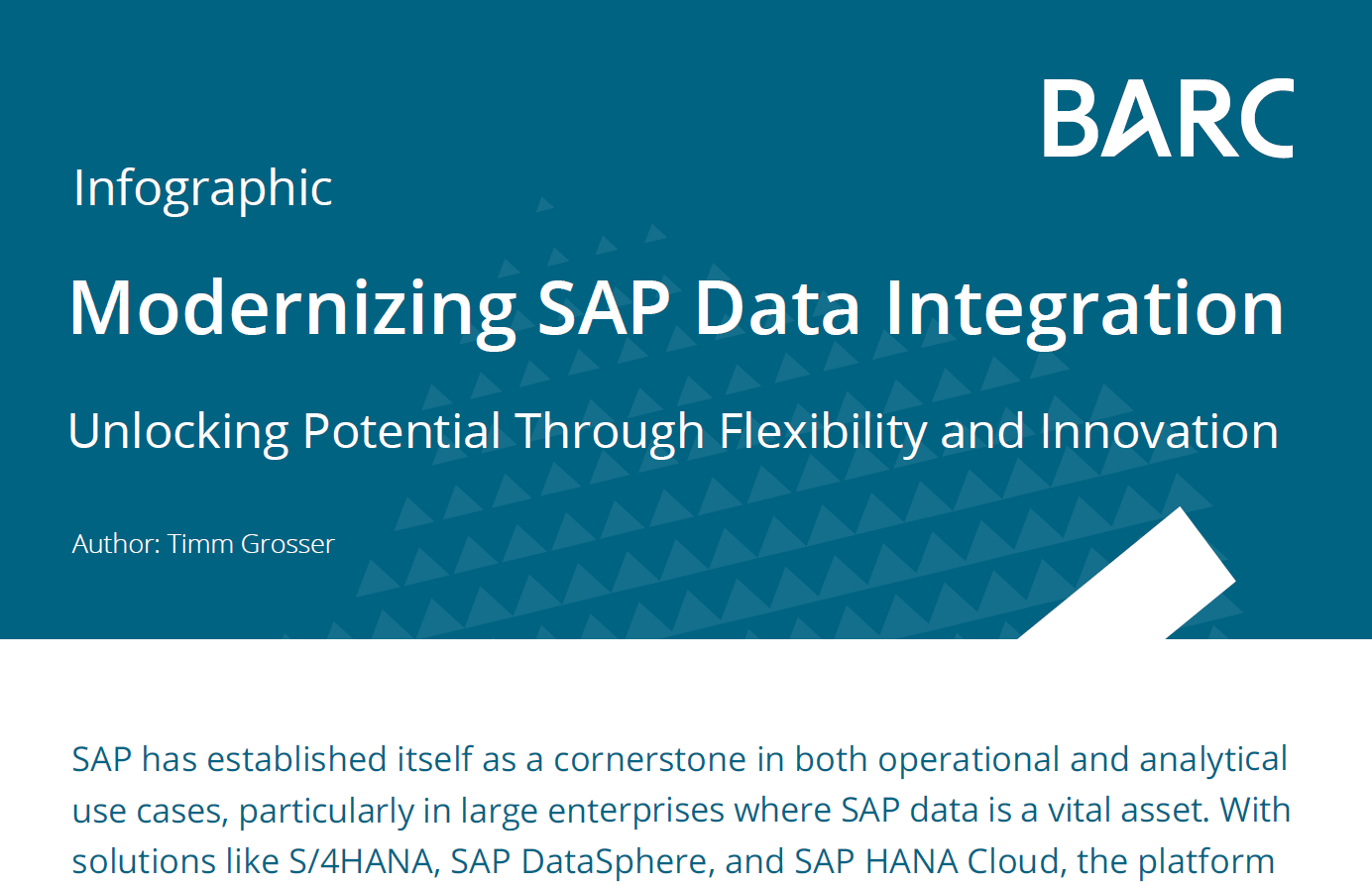 Infographic: Modernizing SAP Data Integration - Stretch Qonnect